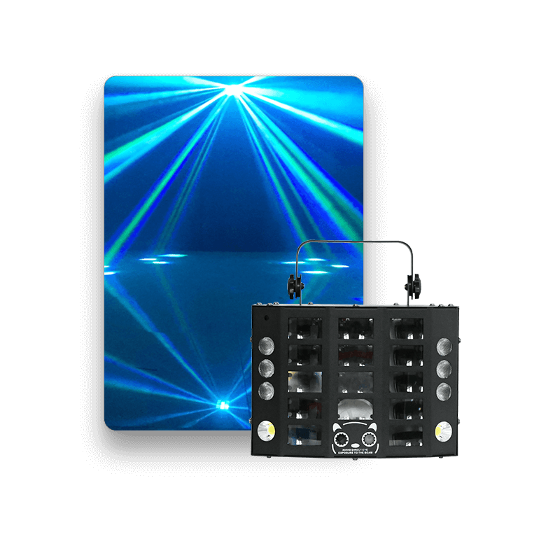 Strobe DMX 512 Controller & Remote for Indoor Parties - RGB LED Butter