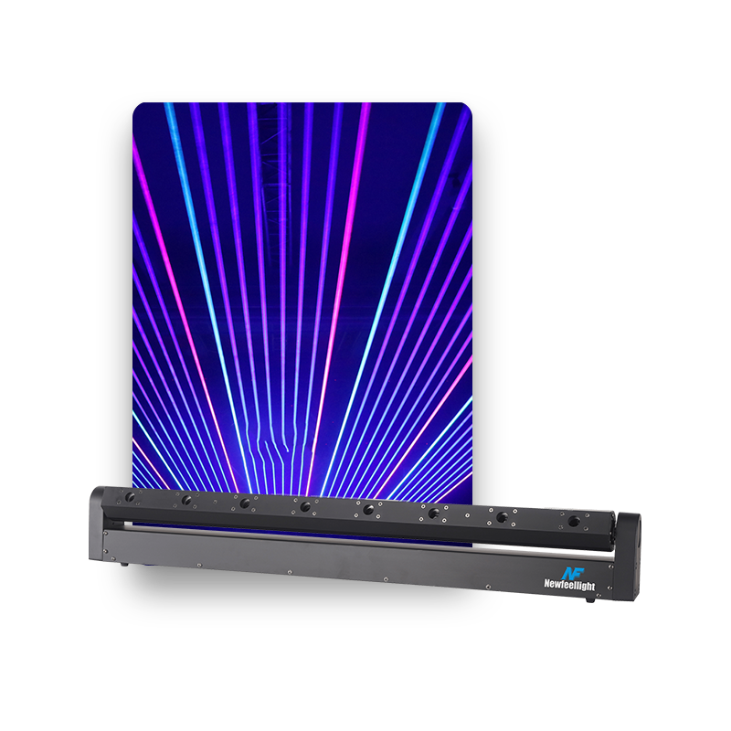 T8 Series Red Laser Lights Bar 500mw*8pcs Stage Lights Bar