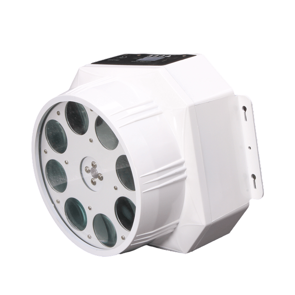 8-Eye LED Ceiling Wind Fire Wheel Pattern Light DJ Stage Light