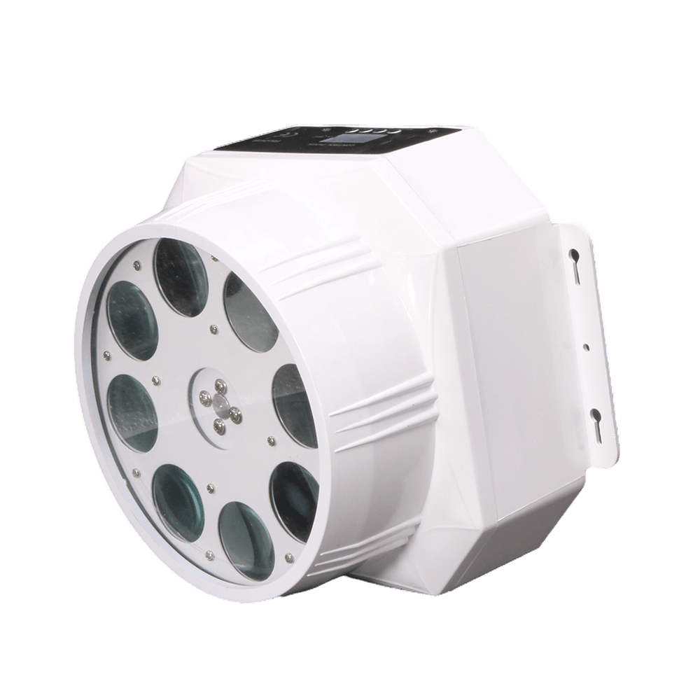 8-Eye LED Ceiling Wind Fire Wheel Pattern Light DJ Stage Light