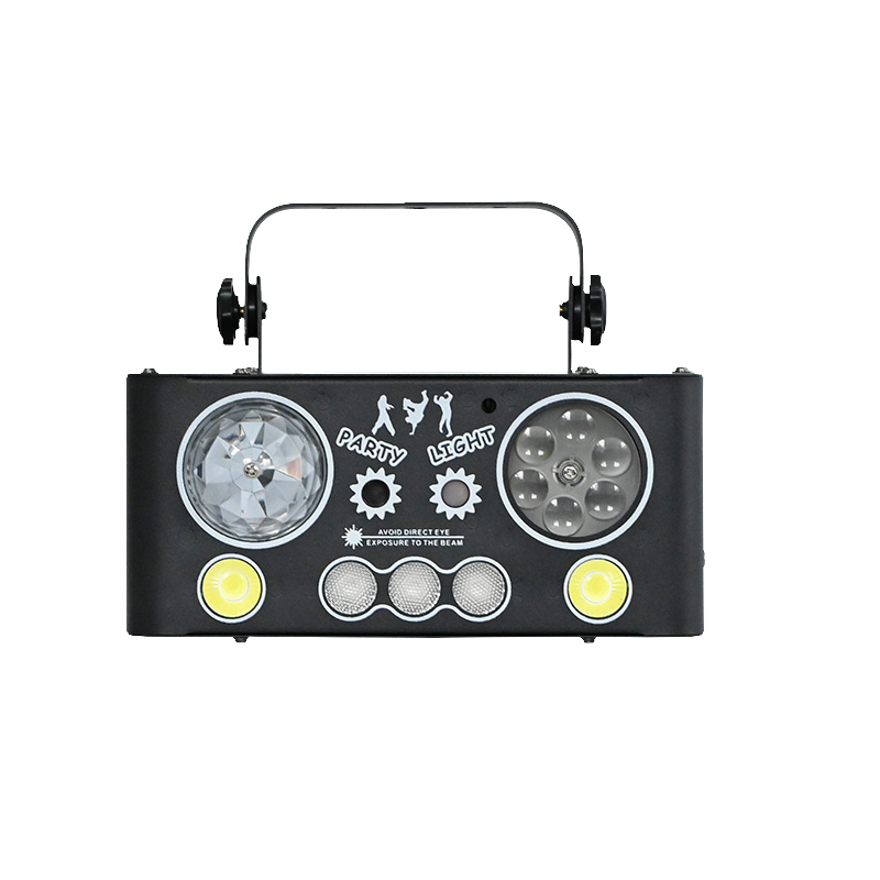 RGBW LED Pattern Strobe Lights Sound Activated, Remote & DMX Control 5