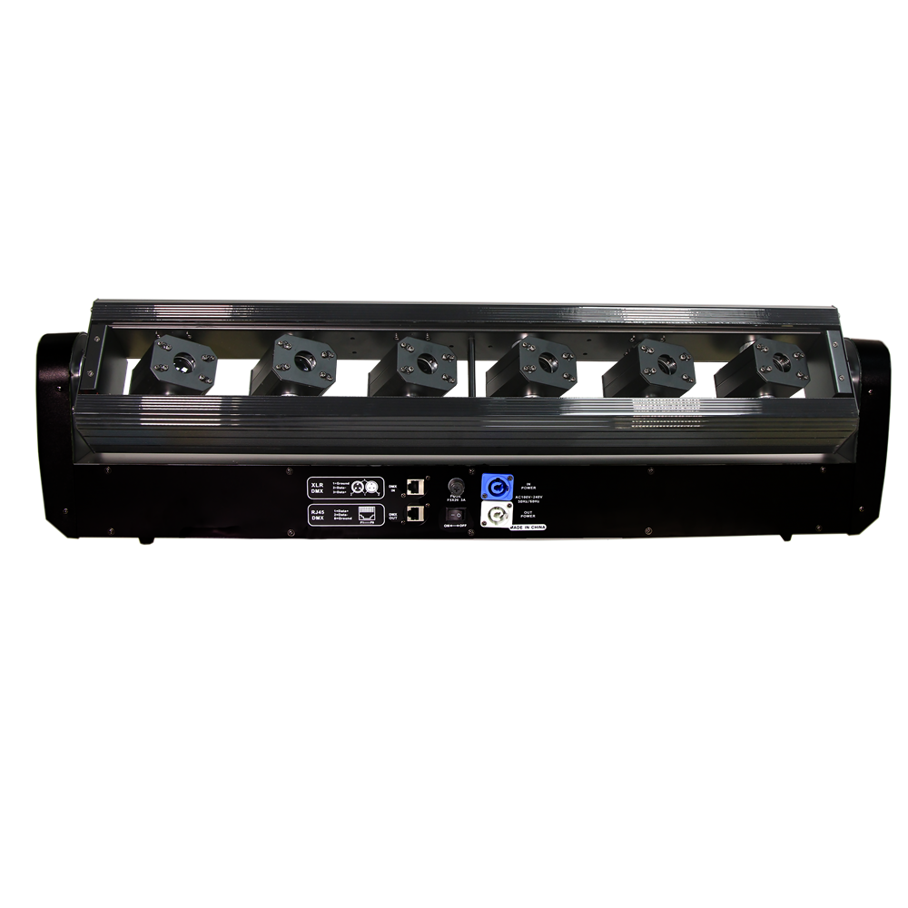 6 Eyes RGB Laser Moving Head Full Color Stage Laser Lights