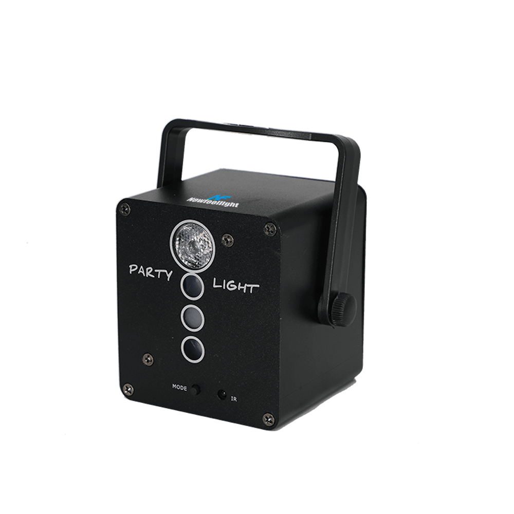 RGB Flash LED Laser Light Projector with Remote Control Batteries for