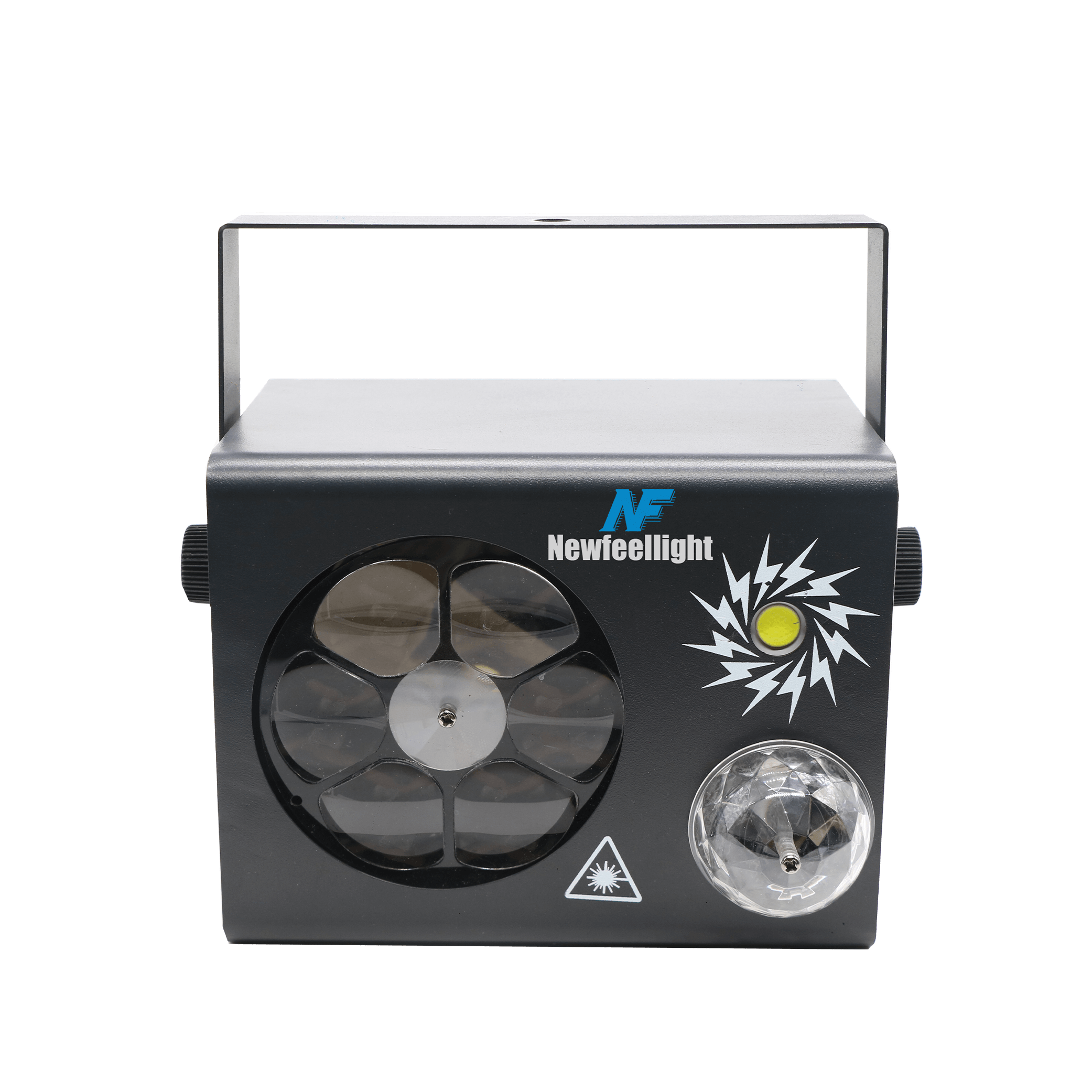 Gobo Fireflash Disco Lights 4-in-1 LED + Laser Effect Led Strobe Stage
